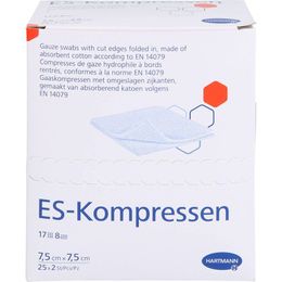 1001 Artikel Medical ES-KOMPRESSEN steril 7,5x7,5 cm 8fach 25X2 St