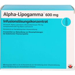 W&Ouml;RWAG PHARMA ALPHA-LIPOGAMMA 600 mg Infusionsl&ouml;sungskonz. 10X24 ml