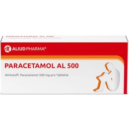 ALIUD Paracetamol Al 500 bei akuten Schmerzen und Fieber 20 St