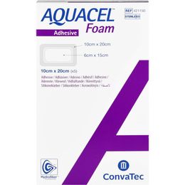 Aquacel Foam adh&auml;siv 10x20 cm Verband 5 St