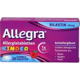 Allegra Allergietabletten Kinder 10 mg Schmelztab. 20 St