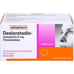 DESLORATADIN-ratiopharm 5 mg Filmtabletten 100 St