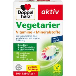 Queisser Doppelherz Vegetarier Vitamine+Mineralstoffe aktiv 100 St