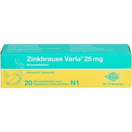 Verla-Pharm Arzneimittel GmbH & Co. KG Zinkbrause Verla 25 mg Brausetabletten 20 St