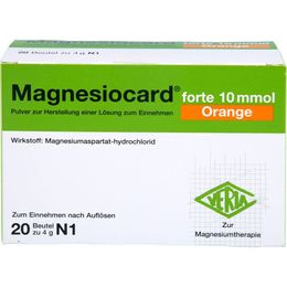 Verla-Pharm Arzneimittel GmbH & Co. KG Magnesiocard forte 10 mmol Orange Plv.z.H.e.L.z.E. 20 St