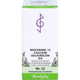 Bombastus Biochemie 12 Calcium sulfuricum D 6 Tabletten 200 St
