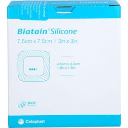 Biatain Silicone Schaumverband 7,5x7,5 cm 10 St