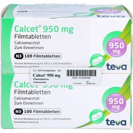 Calcet 950 mg Filmtabletten 200 St