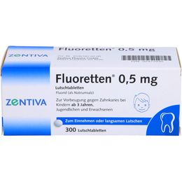Fluoretten 0,5 mg Tabletten 300 St