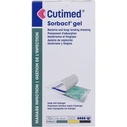 Avitamed Cutimed Sorbact Gel Kompressen 7,5x15 cm 10 St