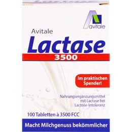 Avitale Lactase 3.500 Fcc Tabletten im Klickspender 100 St