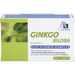 Avitale Ginkgo 100 mg Kapseln+B1+C+E 48 St