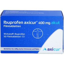 Ibuprofen axicur 400 mg akut Filmtabletten 50 St