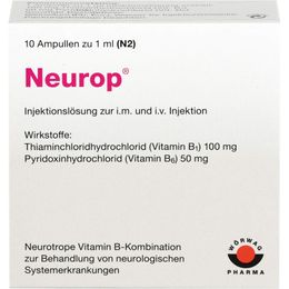 W&Ouml;RWAG PHARMA Neurop Injektionsl&ouml;sung Ampullen 10X1 ml