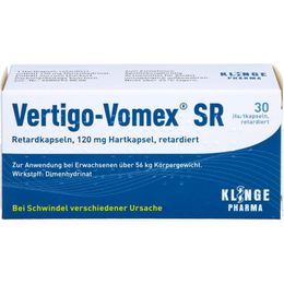 VERTIGO-VOMEX Sr Retardkapseln 30 St