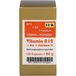 Vitamin B12+B6+Fols&auml;ure Komplex N Kapseln 120 St