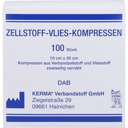 Zellstoff Vlies Kompressen unsteril 10x20 cm 100 St