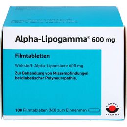 WÖRWAG PHARMA ALPHA-LIPOGAMMA 600 mg Filmtabletten 100 St