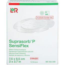Lohmann & Rauscher Suprasorb P SensiFlex multis.border lite 7,5x9,5cm 10 St