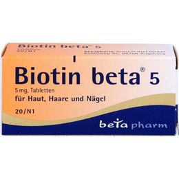 betapharm Biotin Beta 5 Tabletten 20 St
