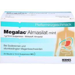 HERMES Arzneimittel Megalac Almasilat mint Suspension 20X10 ml