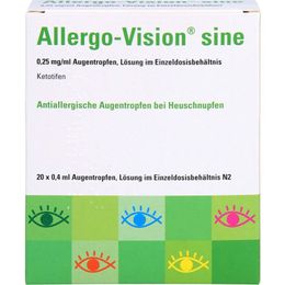 OmniVision GmbH ALLERGO-VISION sine 0,25 mg/ml At im Einzeldo.beh. 20X0.4 ml