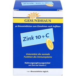 W&Ouml;RWAG PHARMA Zink 10+C Brausetabletten 40 St