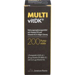 Multivitdk L&ouml;sung Vitamin D3+K2 10 ml