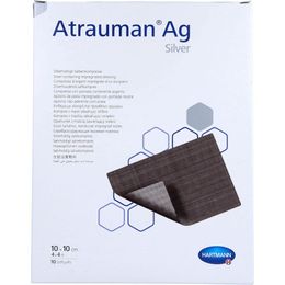 Paul Hartmann AG Atrauman Ag 10x10 cm steril Kompressen 10 St