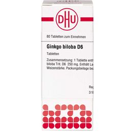DHU-Arzneimittel Ginkgo Biloba D 6 Tabletten 80 St