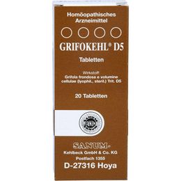 Grifokehl D 5 Tabletten 20 St