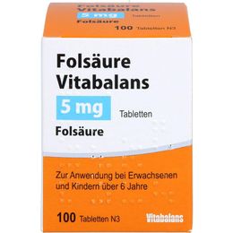 Fols&auml;ure Vitabalans 5 mg Tabletten 100 St