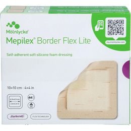 PARAM Mepilex Border Flex Lite Schaumverband 10x10 cm 5 St