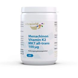 vitaworld Menachinon Vitamin K2 100 &mu;g Kapseln 60 St