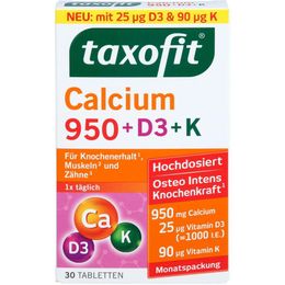 MCM KLOSTERFRAU Vertr. GmbH Taxofit Calcium 950+D3+K Tabletten 30 St