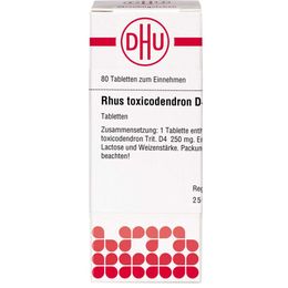 DHU-Arzneimittel Rhus Toxicodendron D 4 Tabletten 80 St