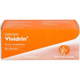 Cetirizin Vividrin 10 mg Filmtabletten - Effektive Linderung bei Allergiesymptomen 100 St