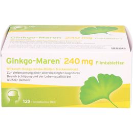 HERMES Arzneimittel GINKGO-MAREN 240 mg Filmtabletten 120 St