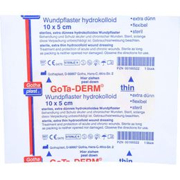 GOTA-DERM thin hydrokoll.Wundpfl.steril 5x10 cm 1 St