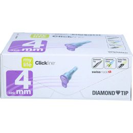 EMRA-MED Arzneimittel GmbH Mylife Clickfine Pen-Nadeln 4 mm 32 G Diamond Tip 100 St