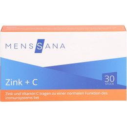ZINK+C MensSana Lutschtabletten 30 St