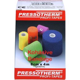 Pressotherm Kohäsive Bandage 8 cmx4 m blau 1 St