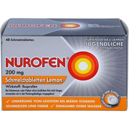 Reckitt Benckiser Deutschland GmbH Nurofen 200 mg Schmelztabletten Lemon 48 St