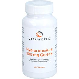 vitaworld Hyalurons&auml;ure 100 mg Gelenk Kapseln 100 St