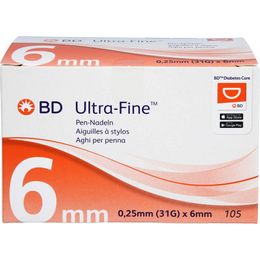 EurimPharm Arzneimittel Bd ULTRA-FINE Pen-Nadeln 6 mm 31 G 0,25 mm 105 St