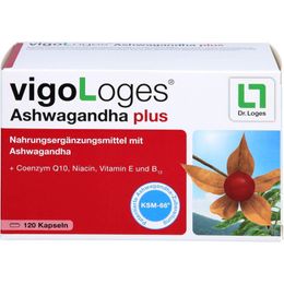 Dr. Loges + Co. GmbH Vigologes Ashwagandha plus Kapseln 120 St