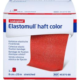 BSN Elastomull haft color 8 cmx20 m Fixierb.rot 1 St