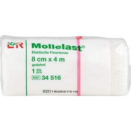 Lohmann & Rauscher Mollelast Binden 8 cmx4 m wei&szlig; 1 St