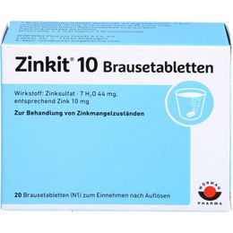W&Ouml;RWAG PHARMA Zinkit 10 Brausetabletten 20 St