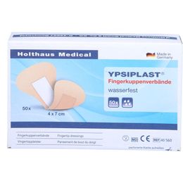 Holthaus Medical GmbH & Co. KG Fingerkuppenverband Ypsiplast wasserf.4x7 cm haut 50 St